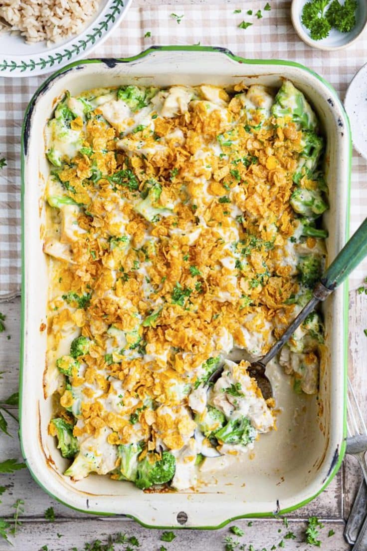 Chicken Divan with Curry - The Seasoned Mom