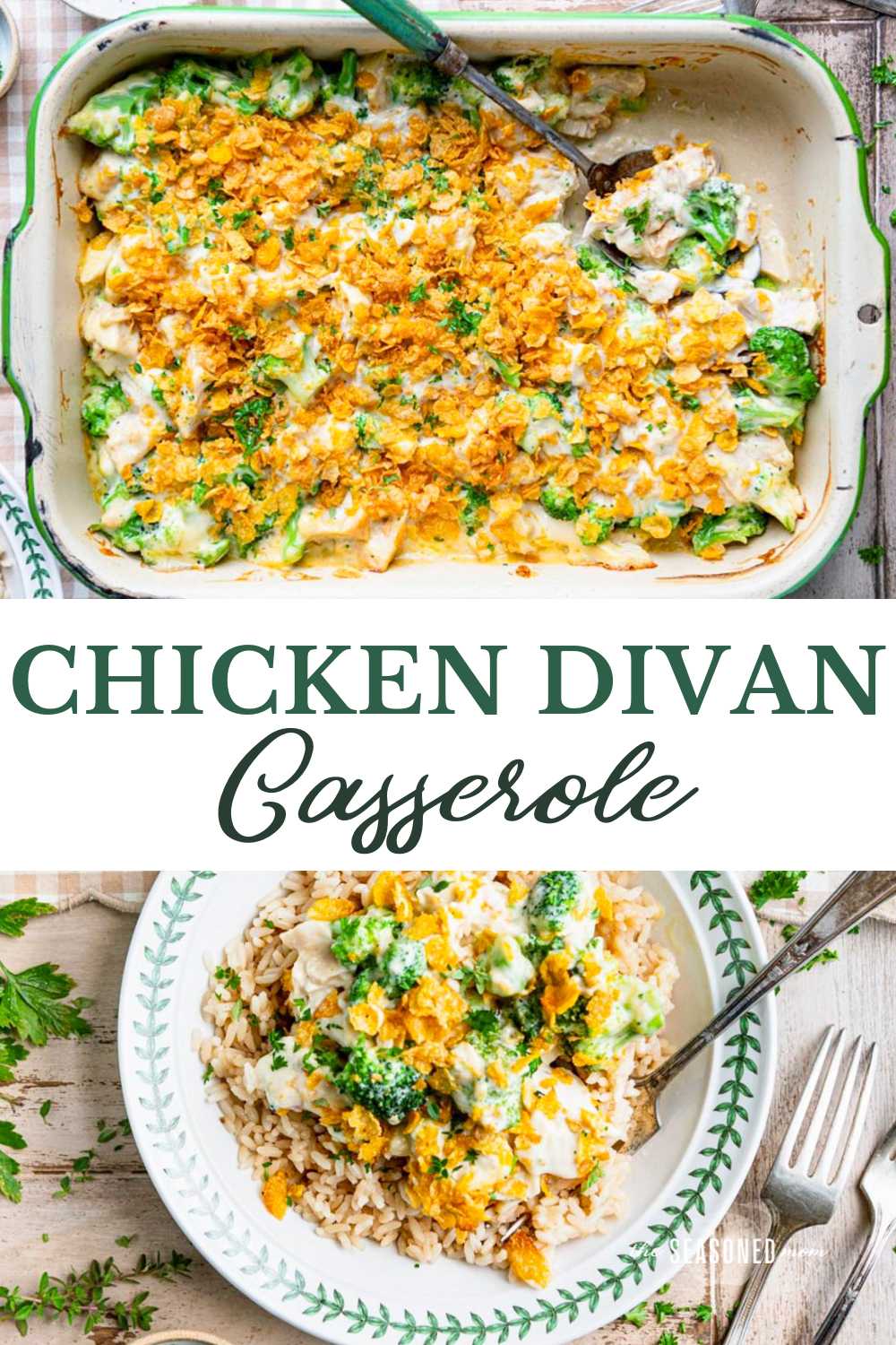 Chicken Divan with Curry - The Seasoned Mom