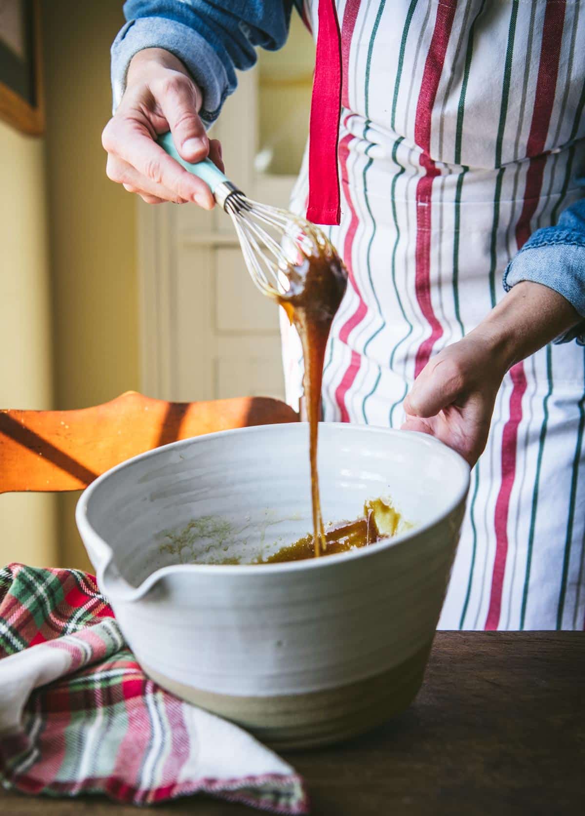Gingerbread Cake with Lemon Sauce - The Seasoned Mom