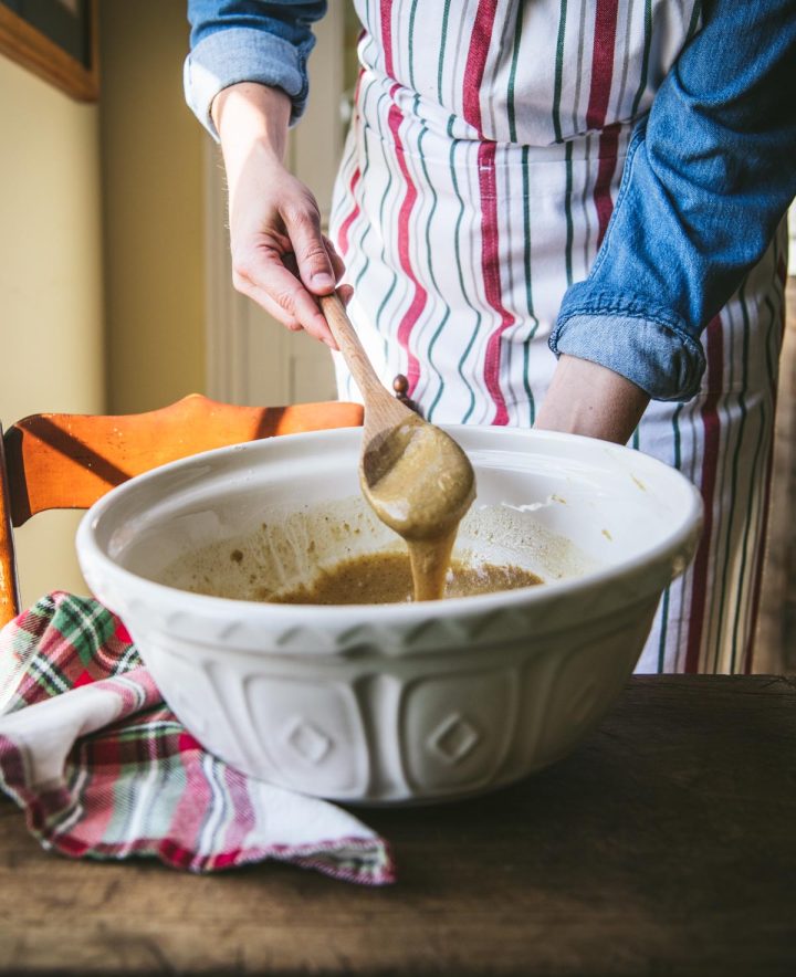 Gingerbread Cake with Lemon Sauce - The Seasoned Mom