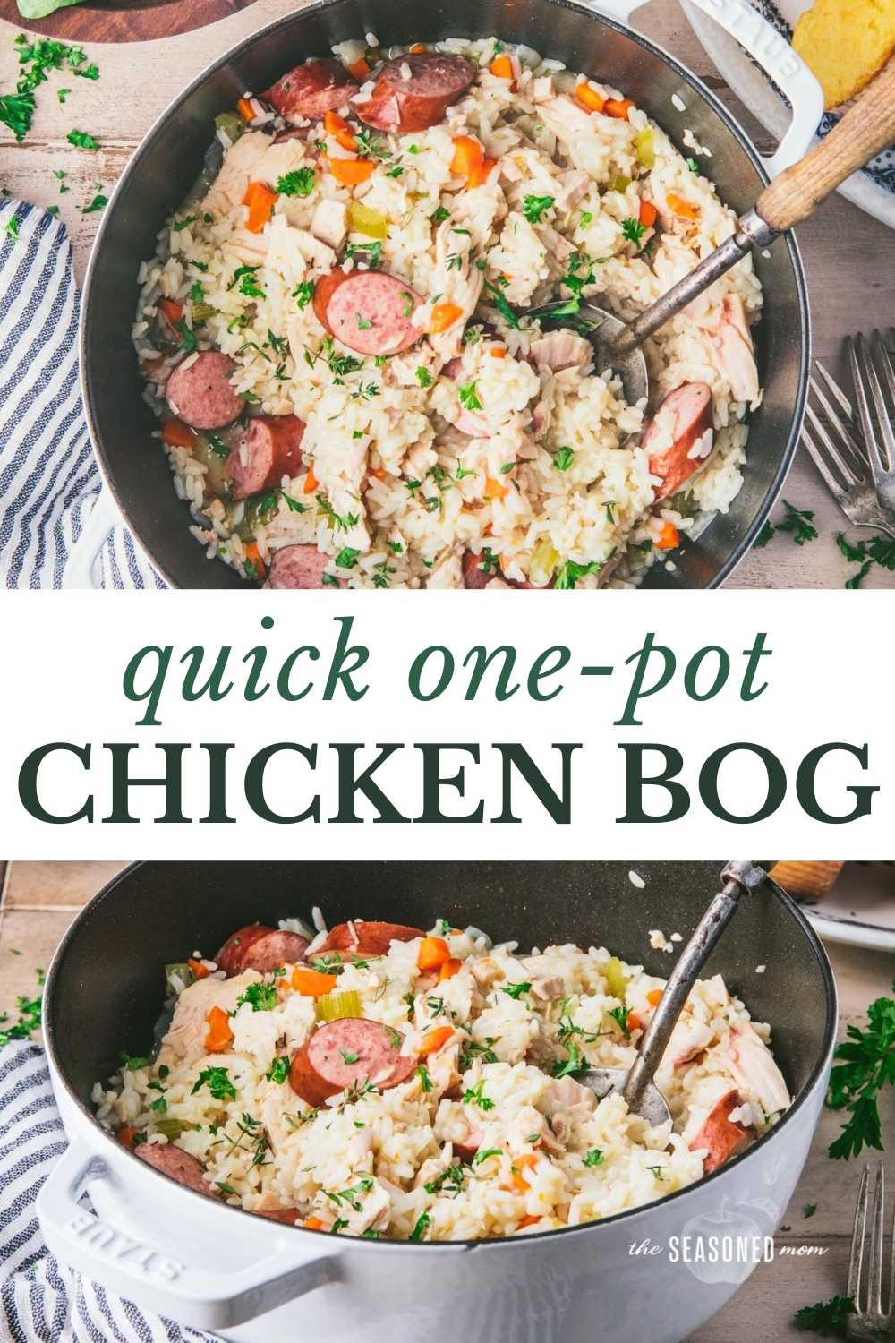 One-Pot Easy Chicken Bog - The Seasoned Mom