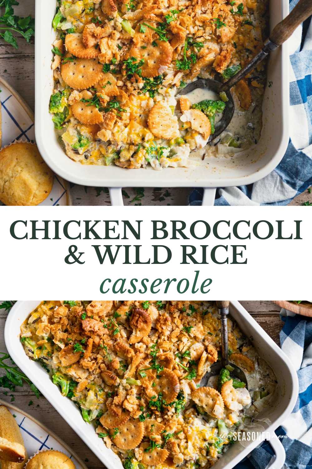 Easy Chicken and Wild Rice Casserole - The Seasoned Mom