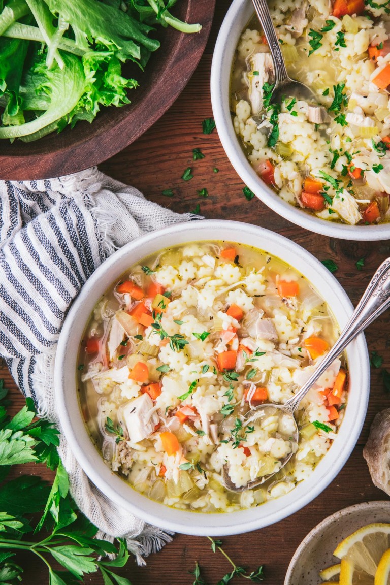 Chicken and Stars Soup - The Seasoned Mom