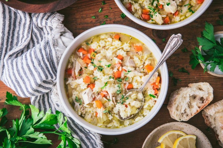 Chicken and Stars Soup - The Seasoned Mom