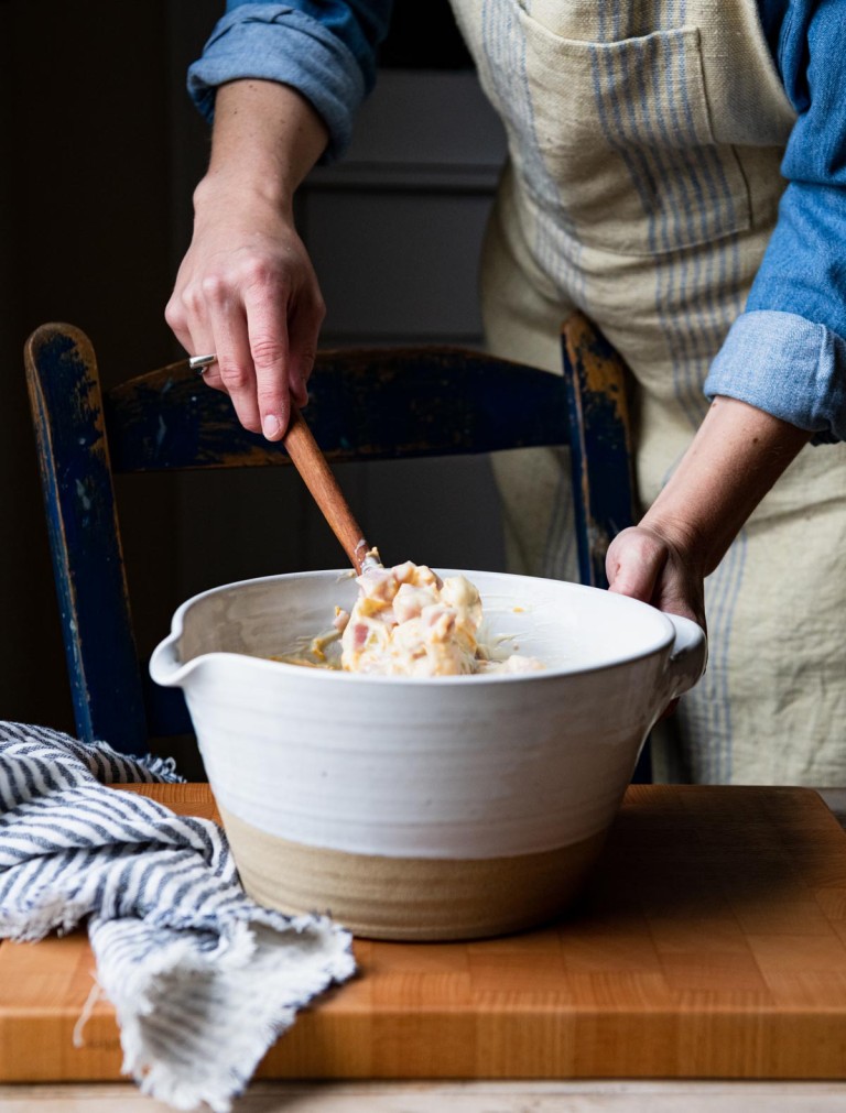 Farmhouse Ham Casserole with Cornbread - The Seasoned Mom