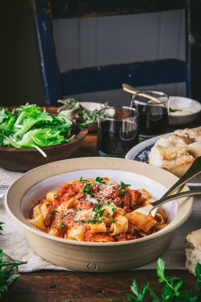 Pork Ragu {Crock Pot or Stovetop} - The Seasoned Mom