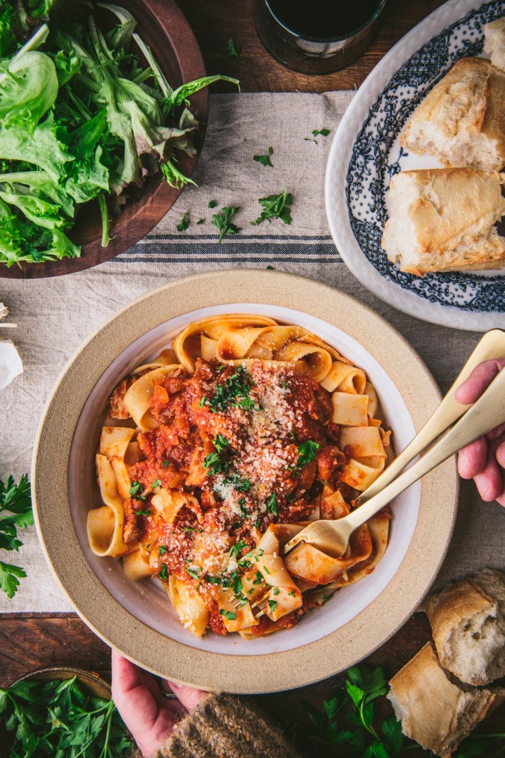 Pork Ragu {Crock Pot or Stovetop} - The Seasoned Mom