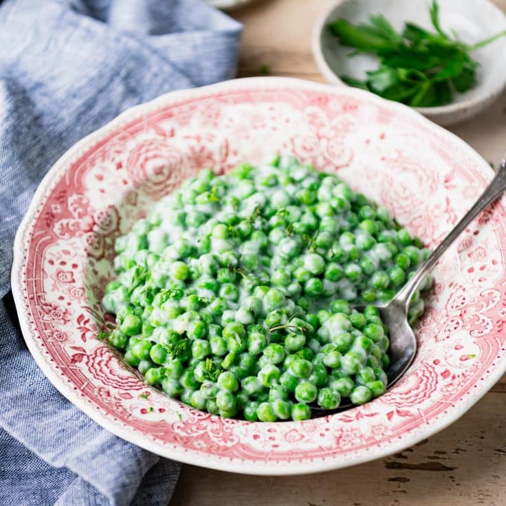 Creamed Peas (in just 10 minutes!)