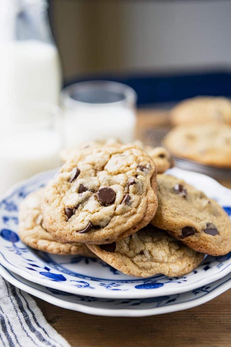 Easy Chocolate Chip Cookies - The Seasoned Mom