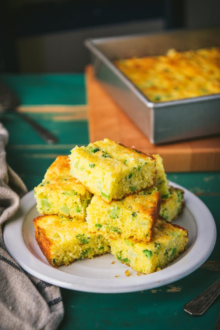 Broccoli Cornbread - The Seasoned Mom