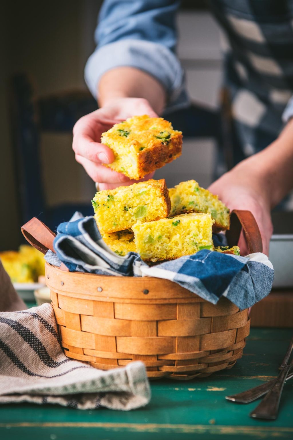 Broccoli Cornbread - The Seasoned Mom