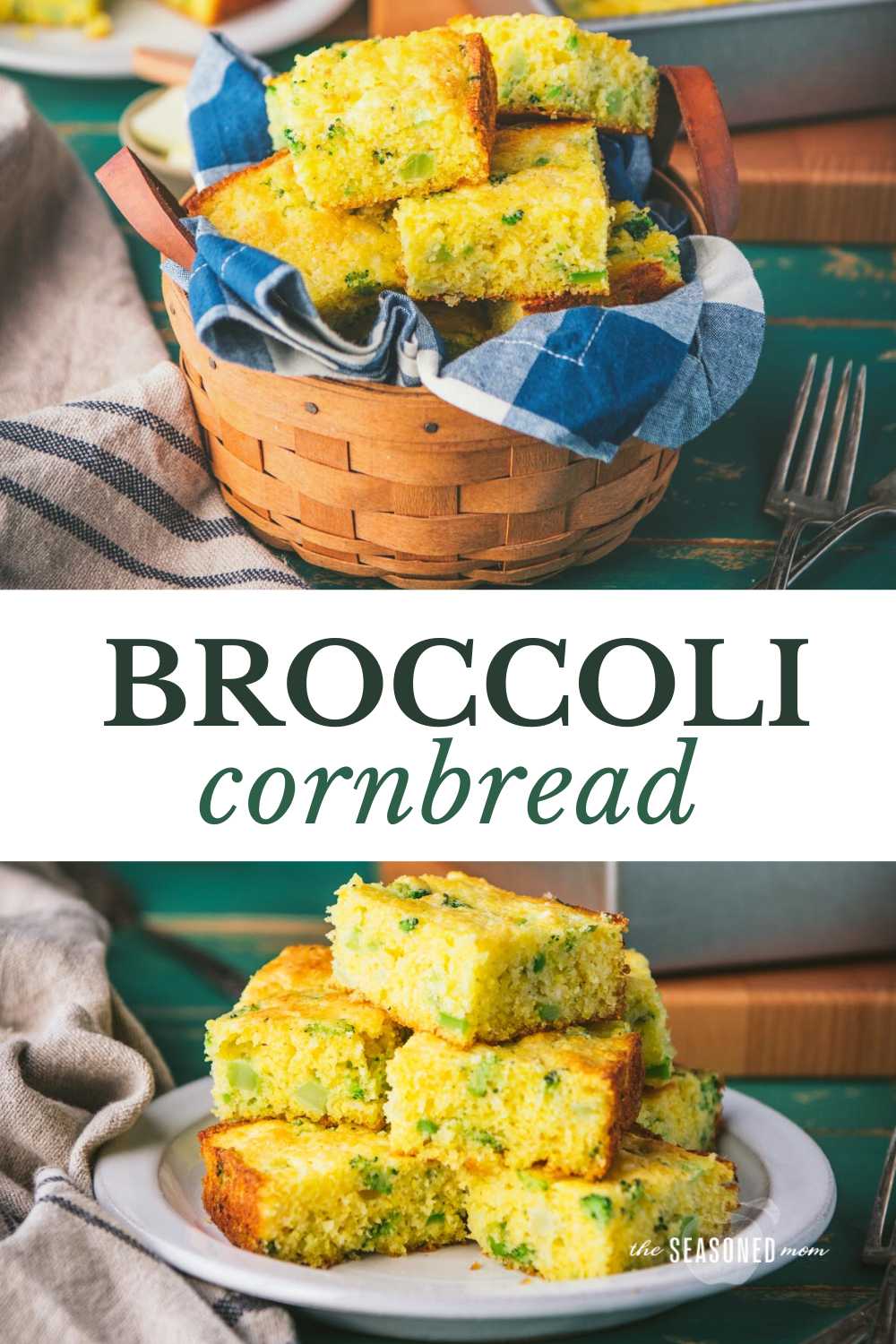Broccoli Cornbread - The Seasoned Mom