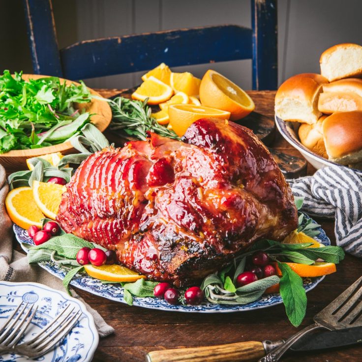Bourbon Glazed Ham {Brown Sugar Bourbon Glaze} – The Seasoned Mom