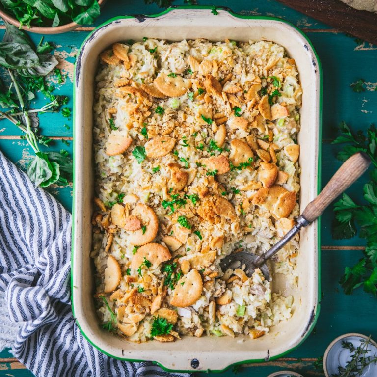 Chicken Broccoli Cheese and Rice Casserole - The Seasoned Mom