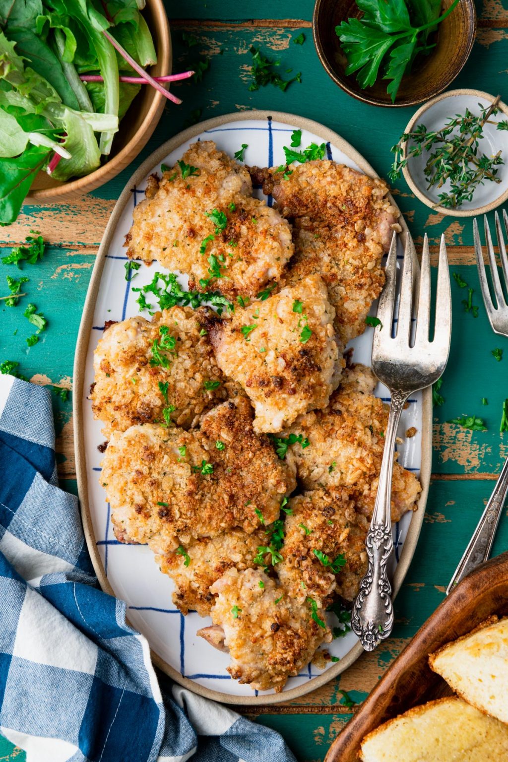 Rice Krispies Parmesan Ranch Chicken - The Seasoned Mom