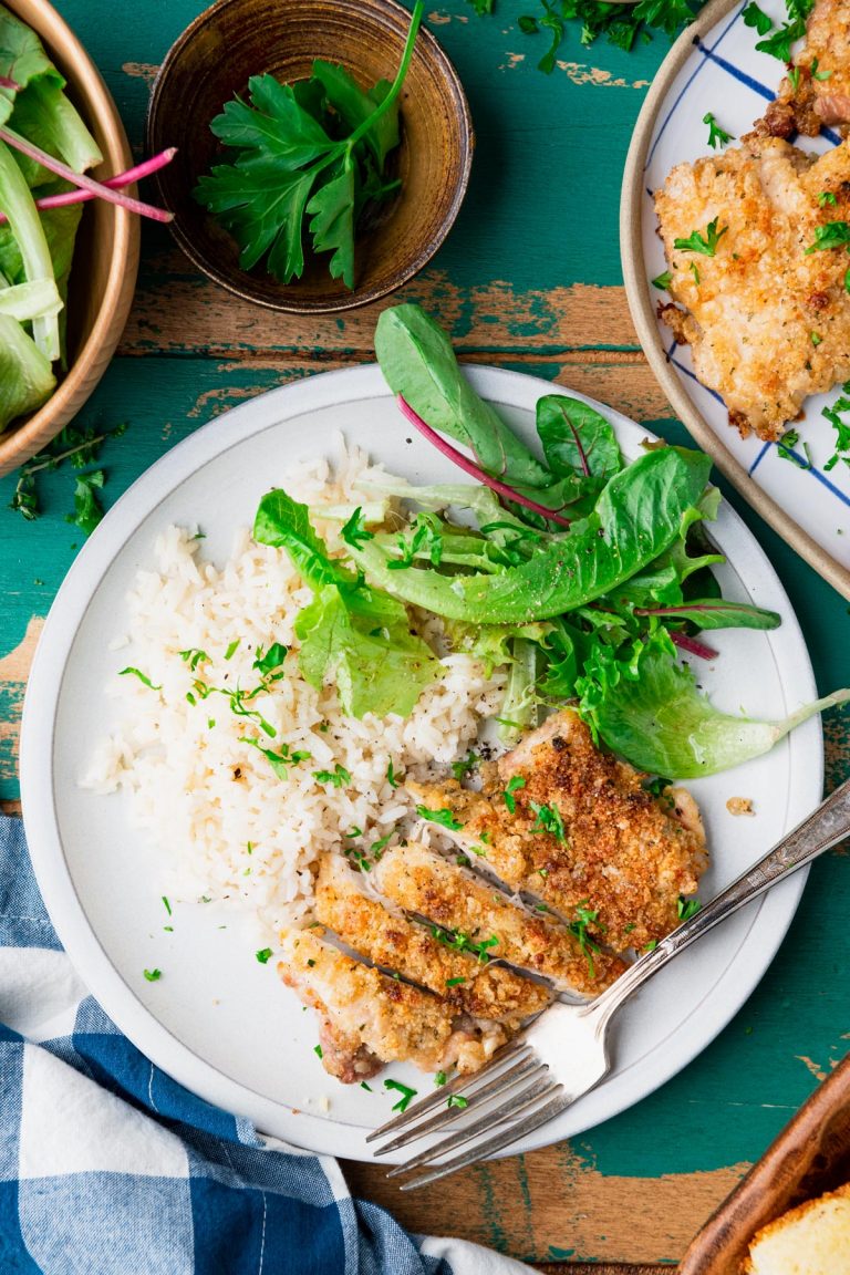 Rice Krispies Parmesan Ranch Chicken - The Seasoned Mom