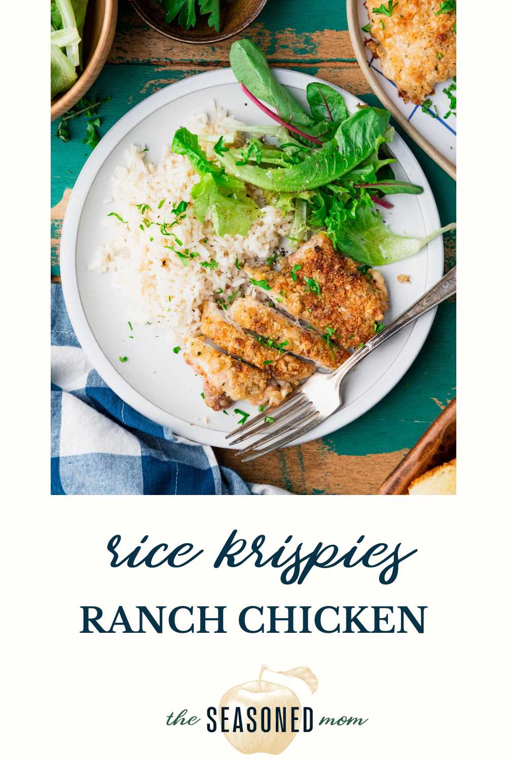 Rice Krispies Parmesan Ranch Chicken - The Seasoned Mom
