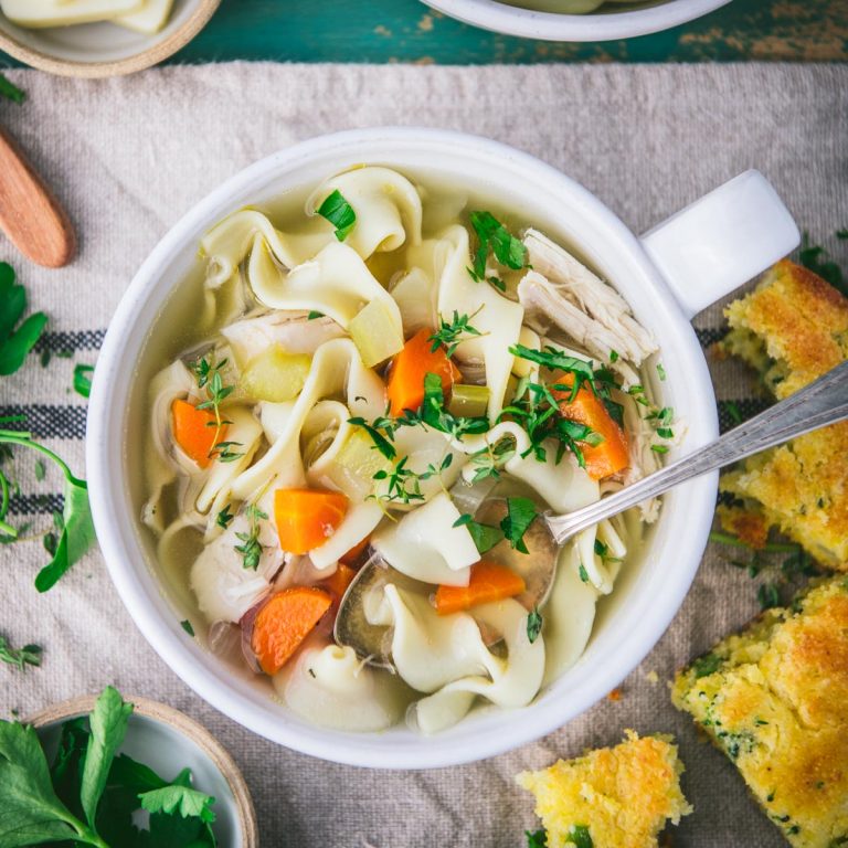 Chicken Enchilada Soup {Crock Pot or Stovetop} - The Seasoned Mom
