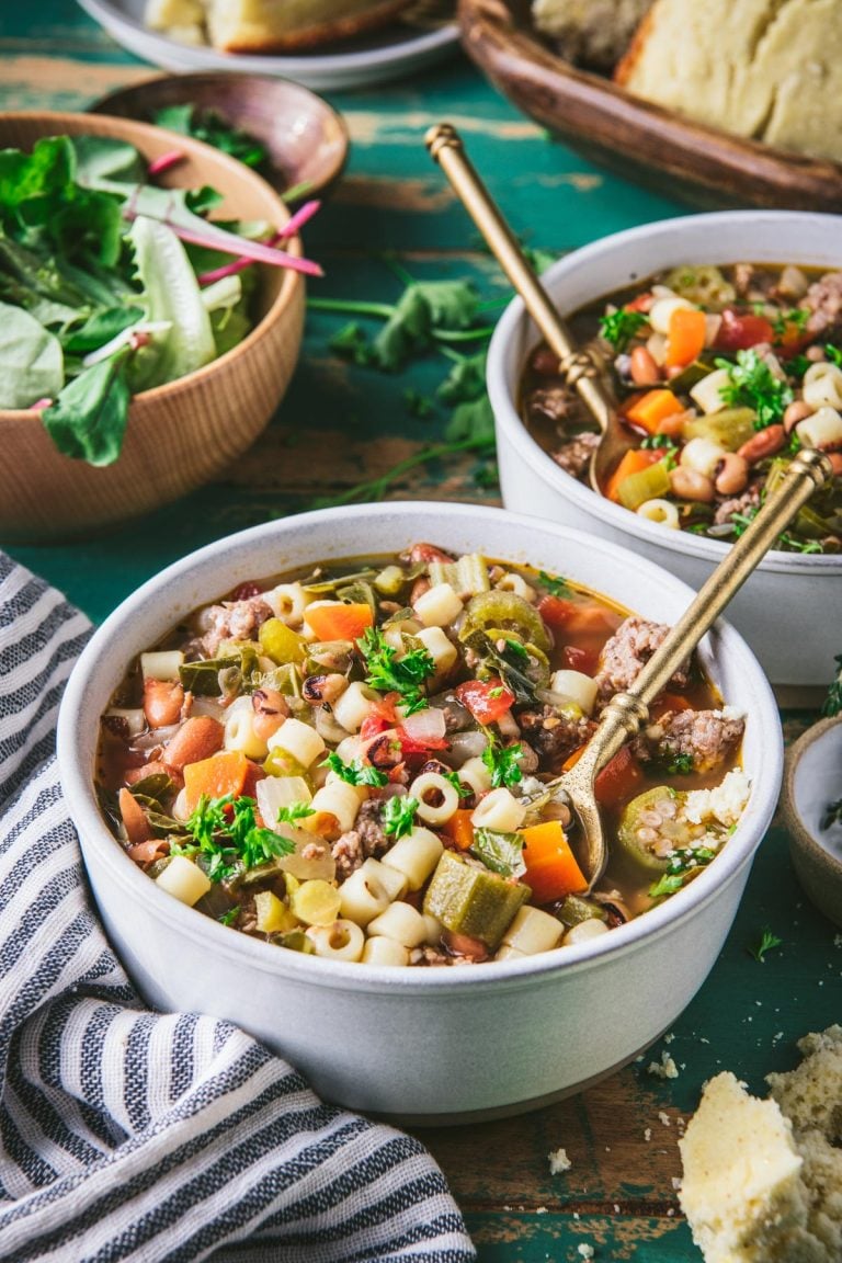 Southern Minestrone Soup - The Seasoned Mom