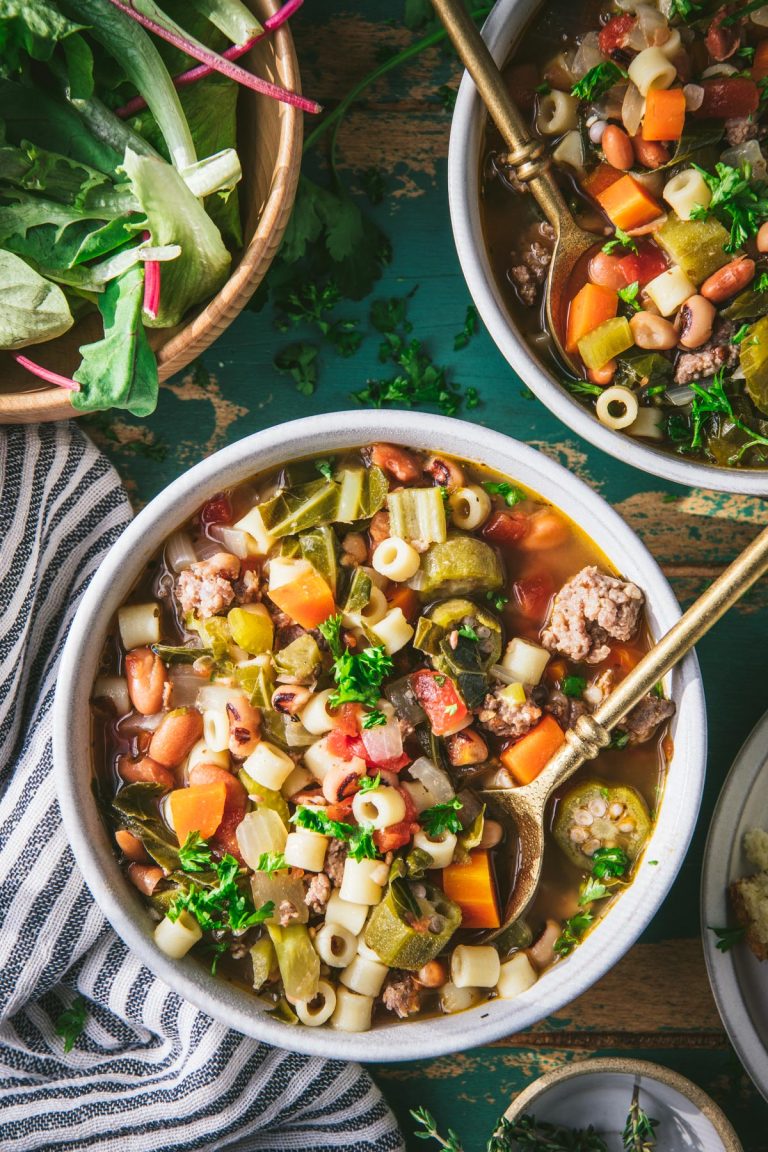 Southern Minestrone Soup - The Seasoned Mom