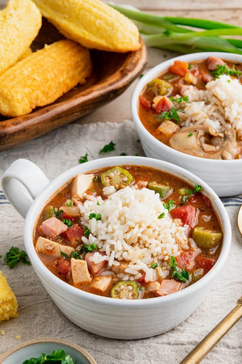 Virginia Chicken Gumbo with Ham - The Seasoned Mom