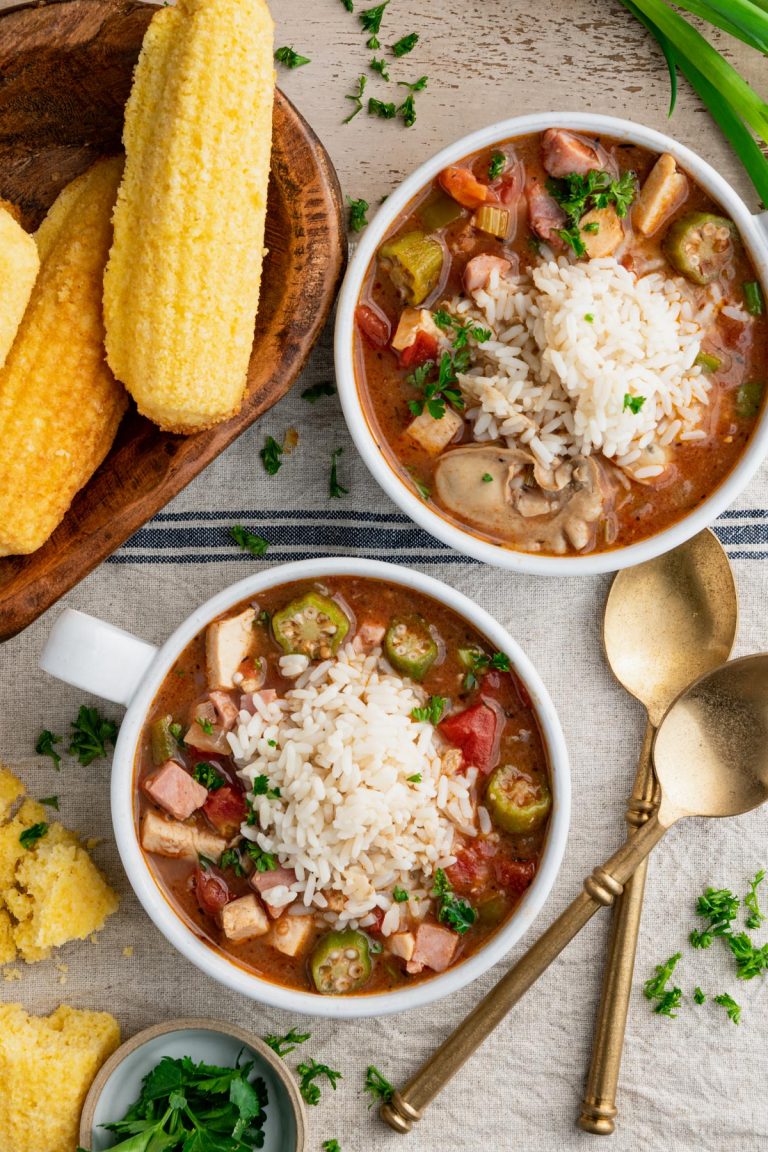 Virginia Chicken Gumbo with Ham - The Seasoned Mom