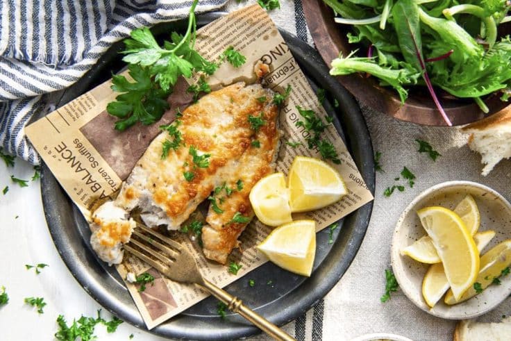 5-Ingredient Garlic Parmesan Tilapia - The Seasoned Mom