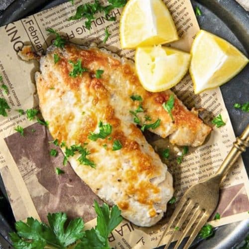 5-Ingredient Garlic Parmesan Tilapia - The Seasoned Mom