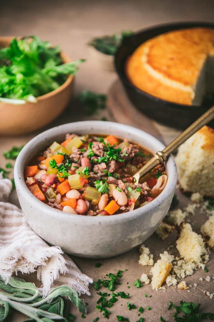 15 Bean Soup with Sausage - The Seasoned Mom
