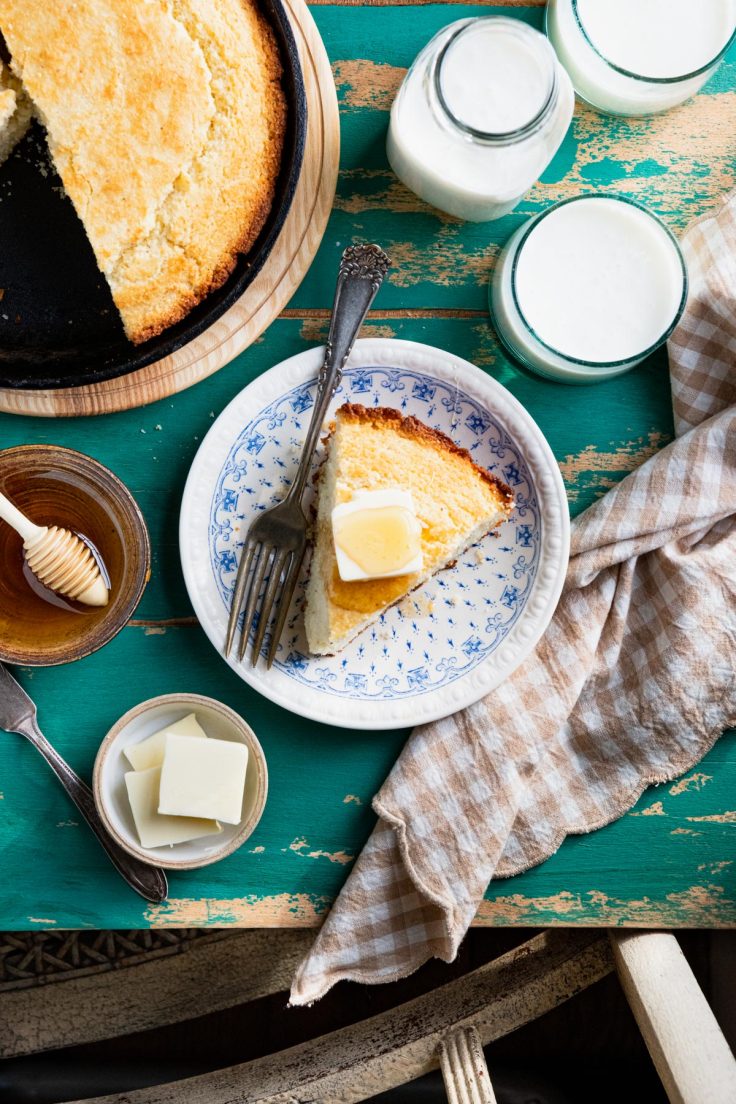 Cast Iron Cornbread - The Seasoned Mom