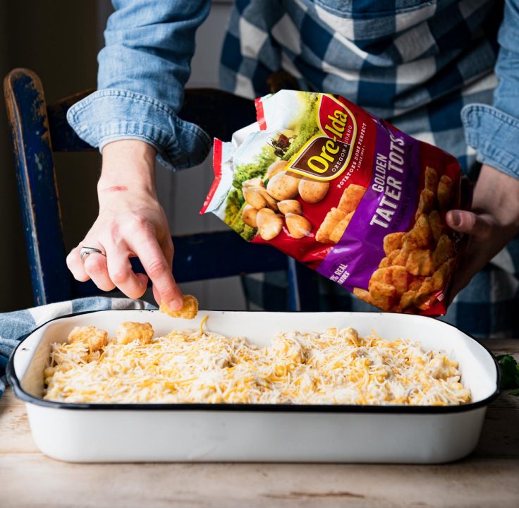 Chicken Tater Tot Casserole - The Seasoned Mom