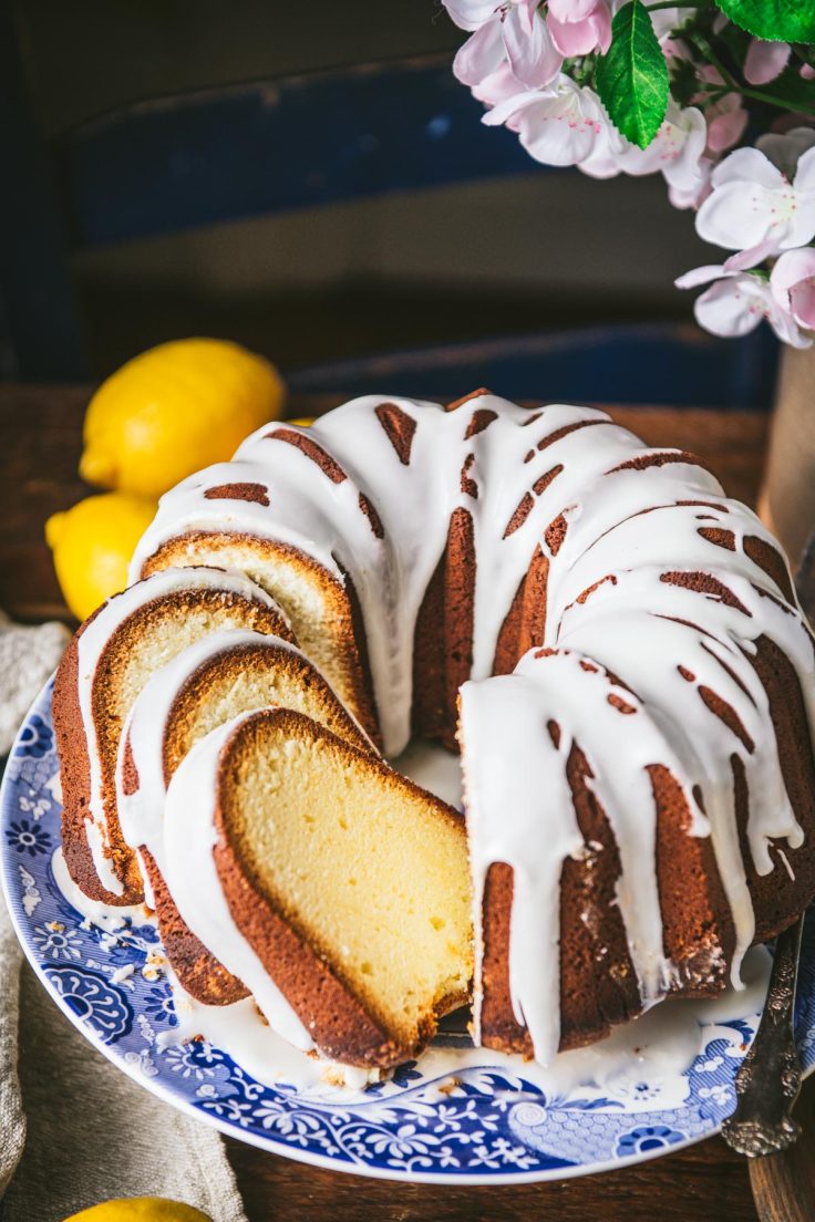 Southern Lemon Cream Cheese Pound Cake from Scratch - The Seasoned Mom