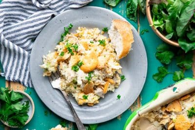 Old Fashioned Chicken and Rice Casserole - The Seasoned Mom