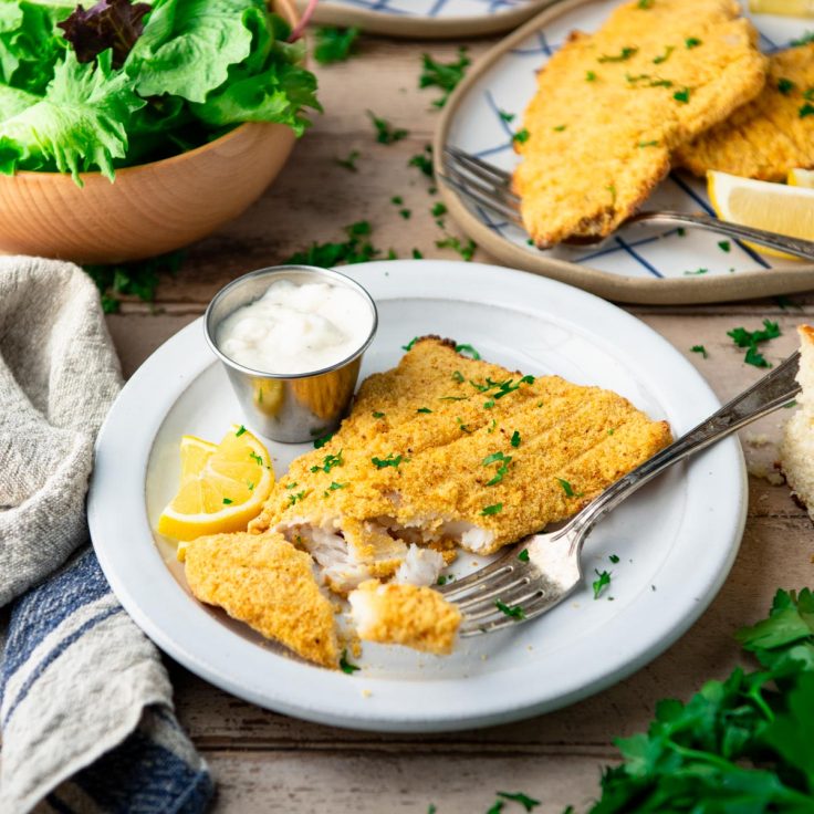 Crispy Oven Fried Fish - The Seasoned Mom