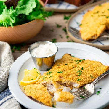 Southern Cornmeal-Crusted Baked Catfish - The Seasoned Mom