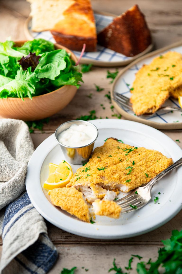 Southern Cornmeal-Crusted Baked Catfish - The Seasoned Mom