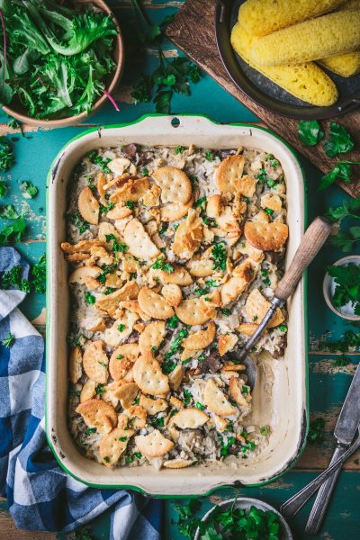 Chicken Mushroom Rice Casserole - The Seasoned Mom