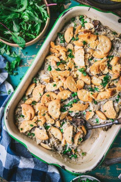 Chicken Mushroom Rice Casserole - The Seasoned Mom