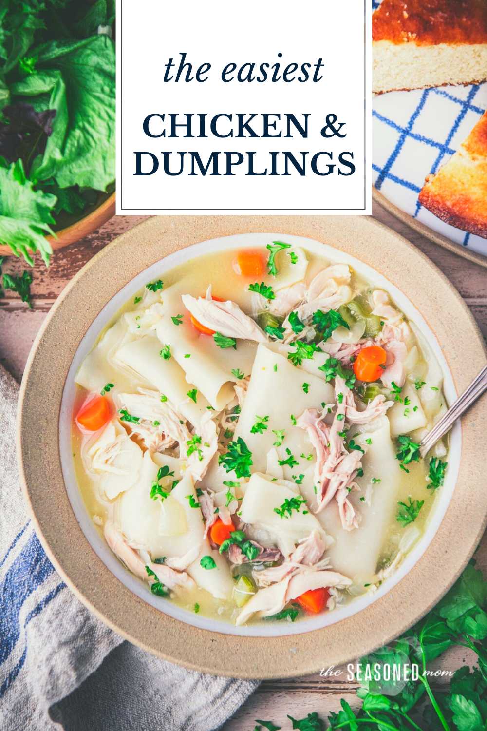 Easy Chicken and Dumplings - The Seasoned Mom