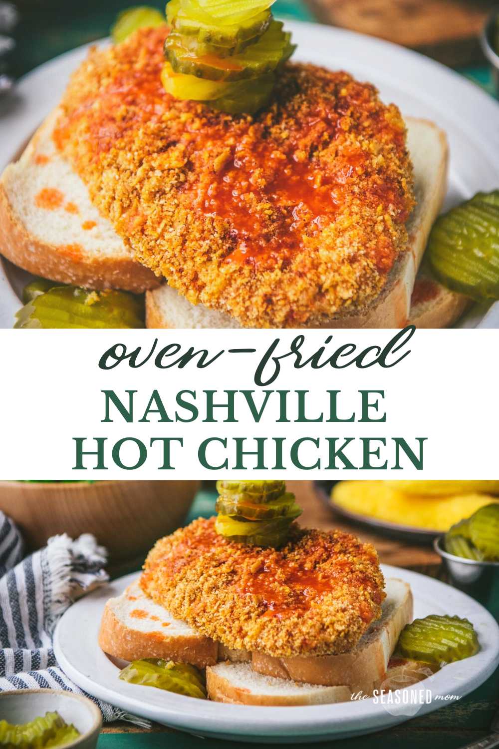 Oven-Fried Nashville Hot Chicken Recipe - The Seasoned Mom