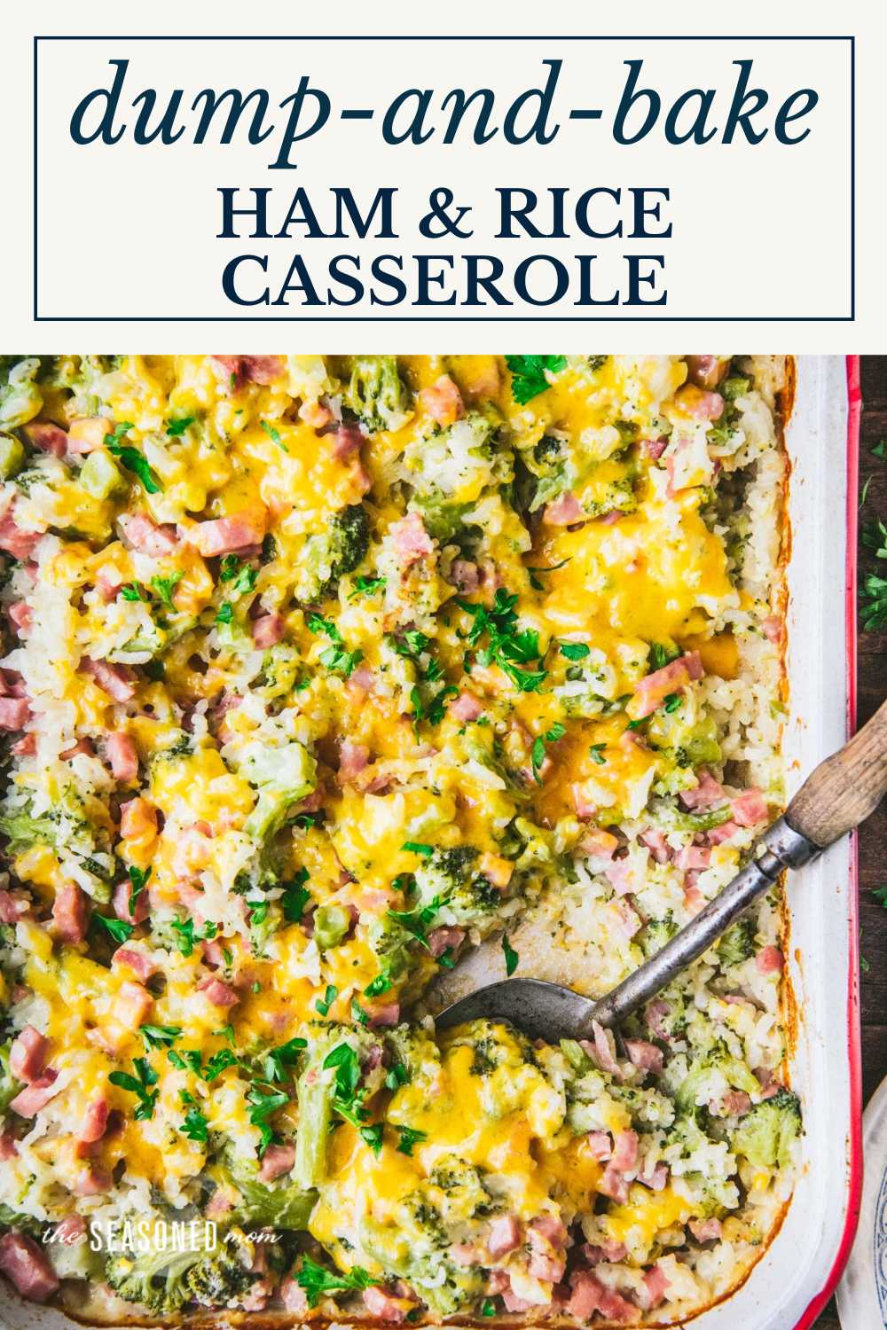 Dump-and-Bake Ham and Rice Casserole