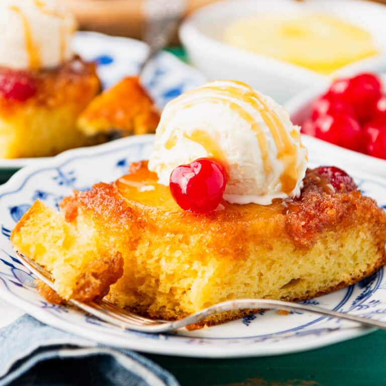 Easy Pineapple Upside Down Cake with Cake Mix - The Seasoned Mom