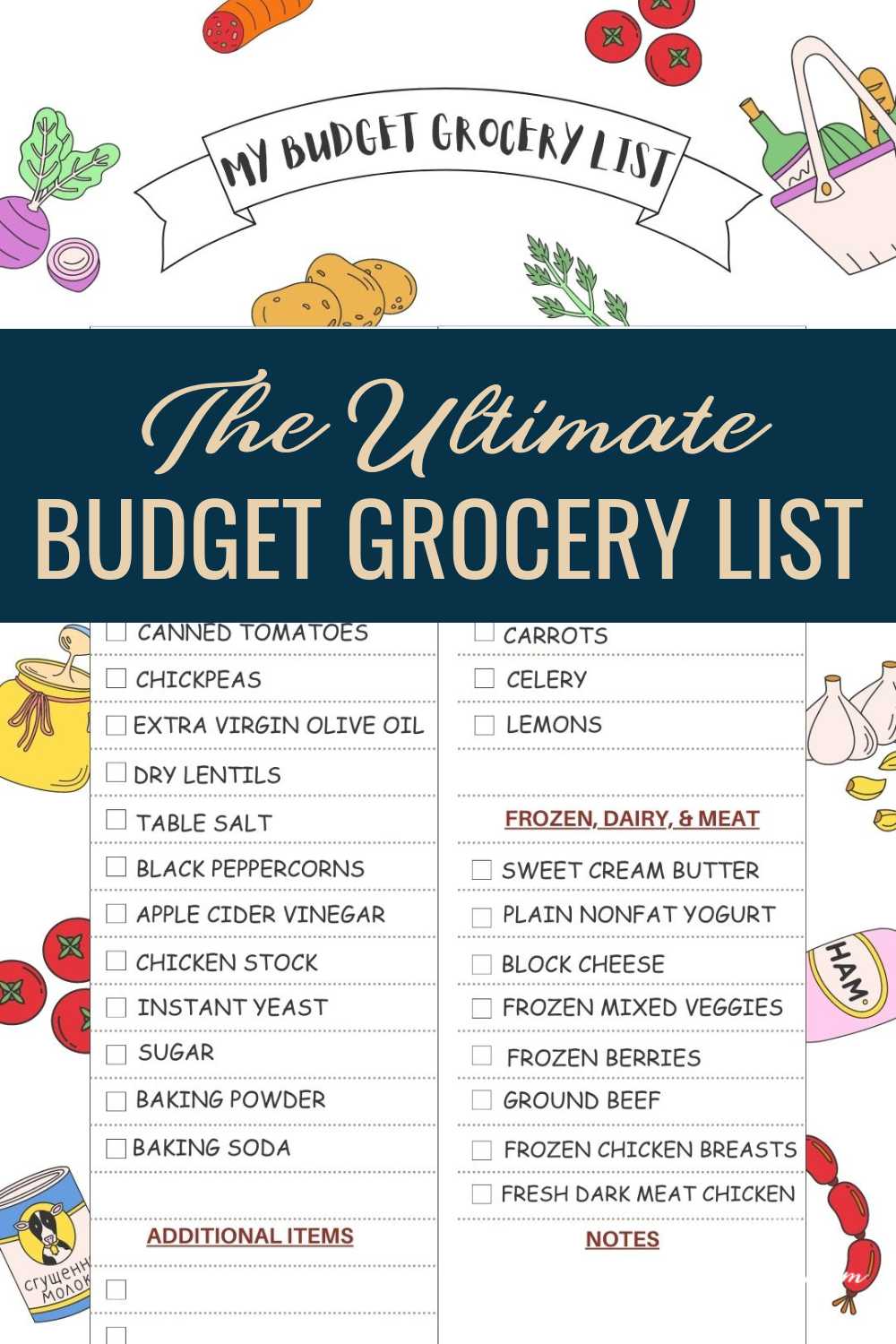 The Ultimate Budget Grocery List: 30 Cheap Ingredients to Save You Money