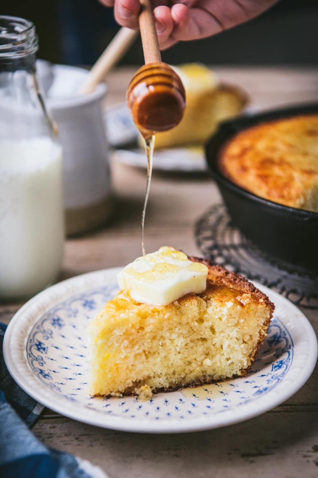 Honey Butter Cornbread - The Seasoned Mom