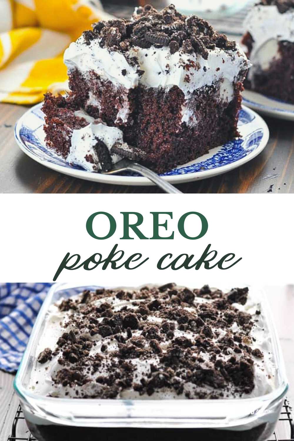 Oreo Poke Cake