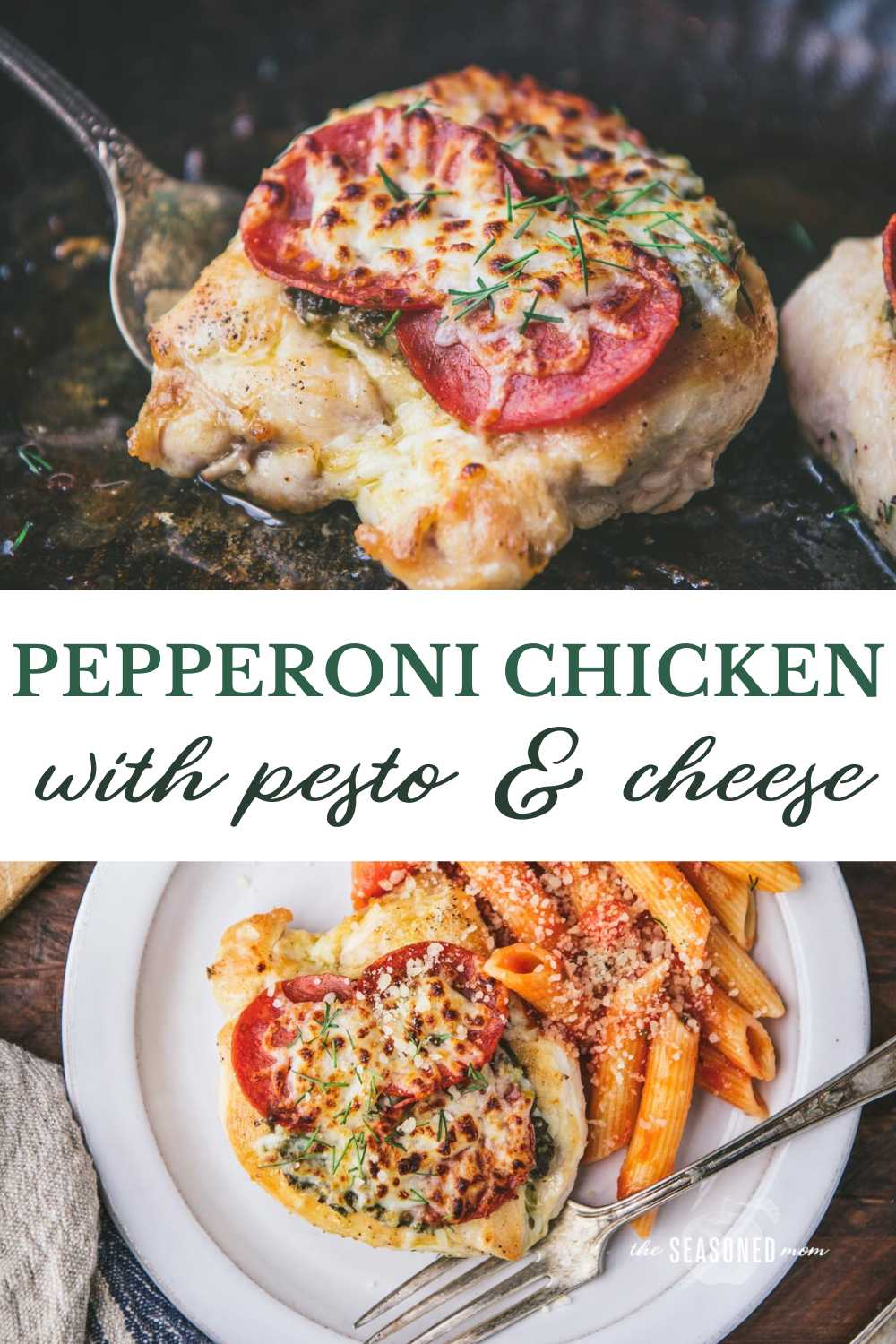 5-Ingredient Pepperoni Chicken - The Seasoned Mom