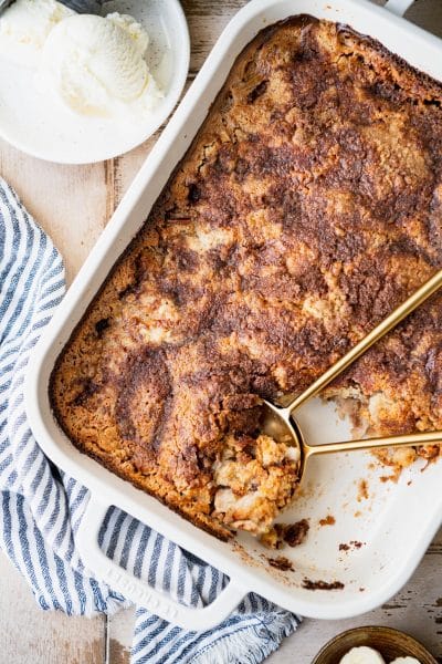 Easy Banana Dump Cake - The Seasoned Mom