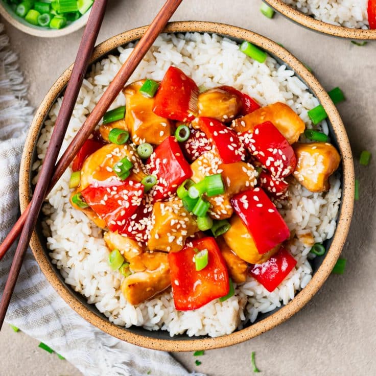 Chicken Bell Pepper Stir Fry {Ready in 30 Minutes} – The Seasoned Mom