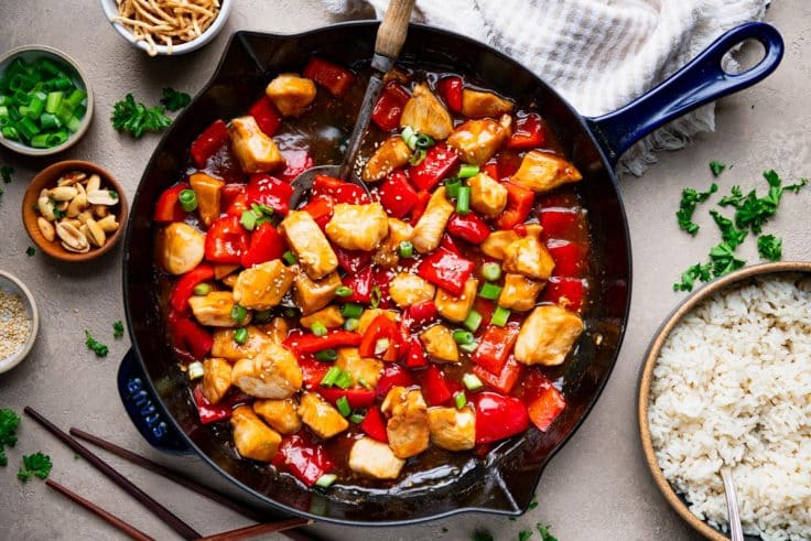 Chicken and Bell Pepper Stir Fry - The Seasoned Mom