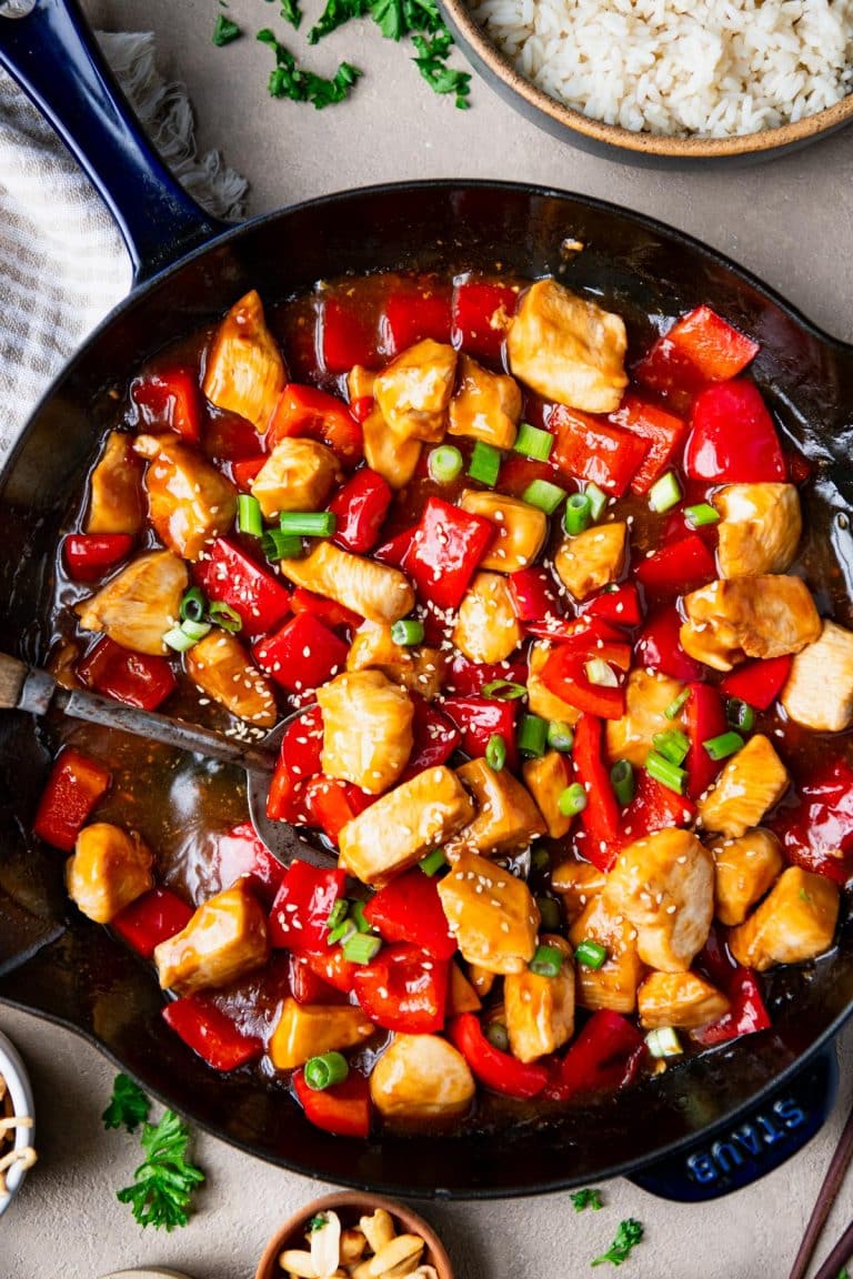 Chicken Bell Pepper Stir Fry {Ready in 30 Minutes} – The Seasoned Mom